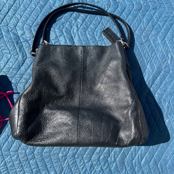 Coach | Bags | Coach 3 Compartment Shoulder Bag Black | Poshmark